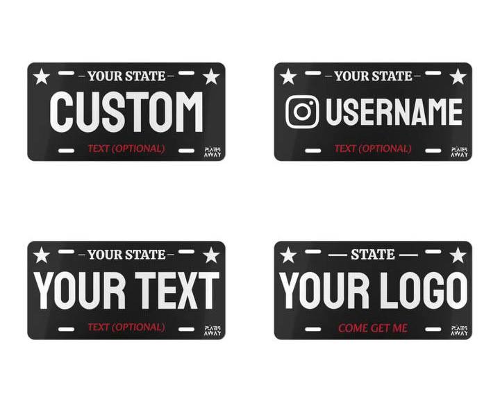 Custom License Plate Covers – PlatesAway
